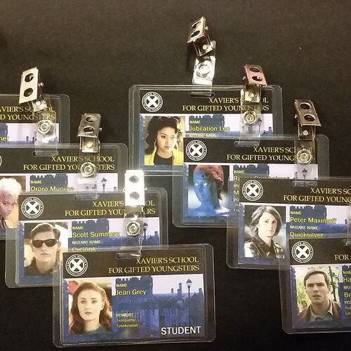 Xavier's School for Gifted Youngsters ID Badges original - Etsy