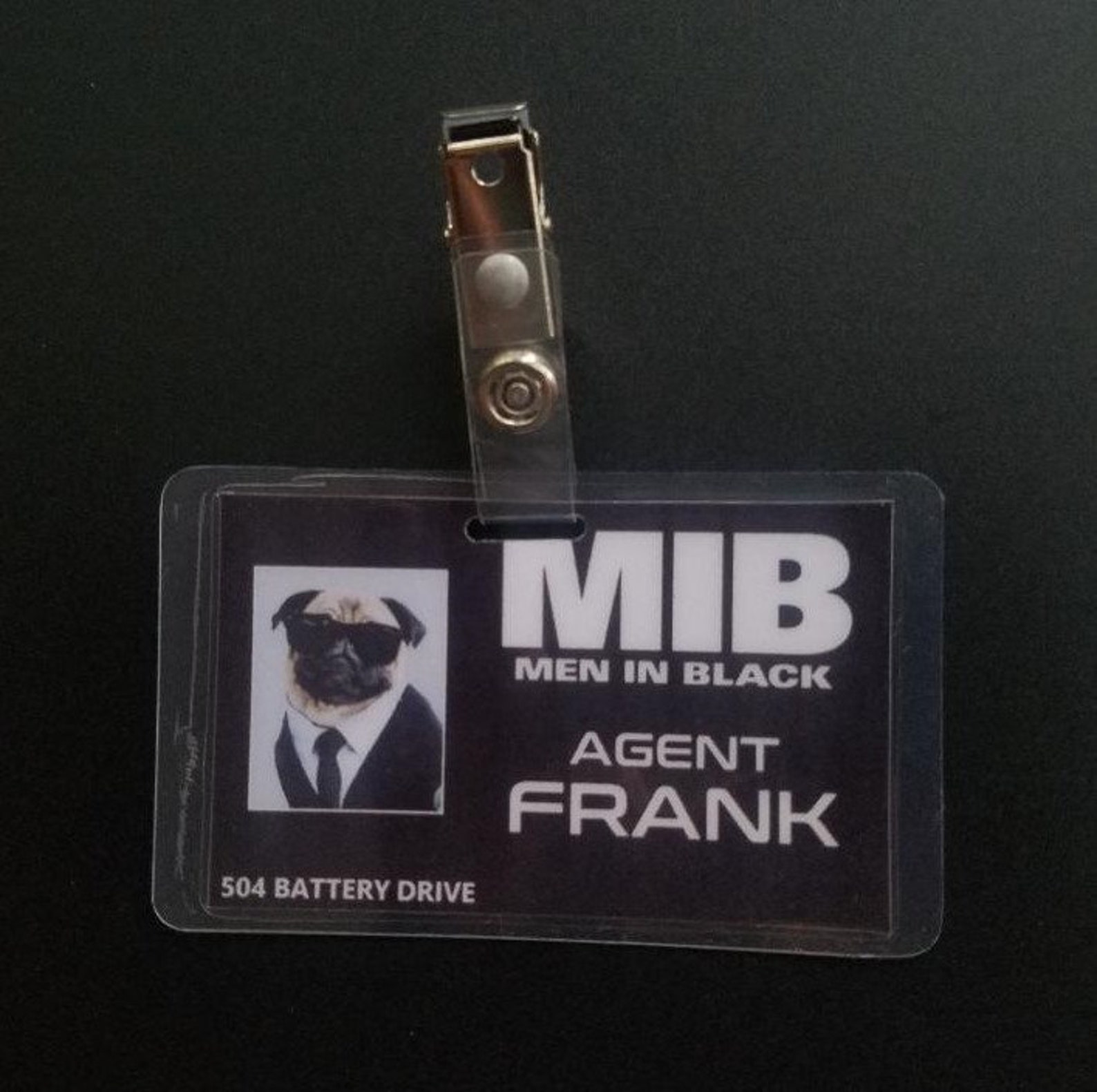 Men in Black ID Badge - Etsy