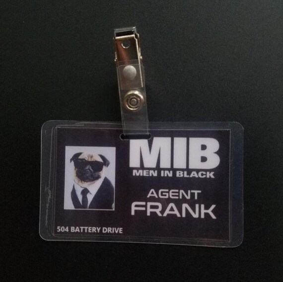Men In Black ID Badge Special Agent J Alien Response Costume Prop 