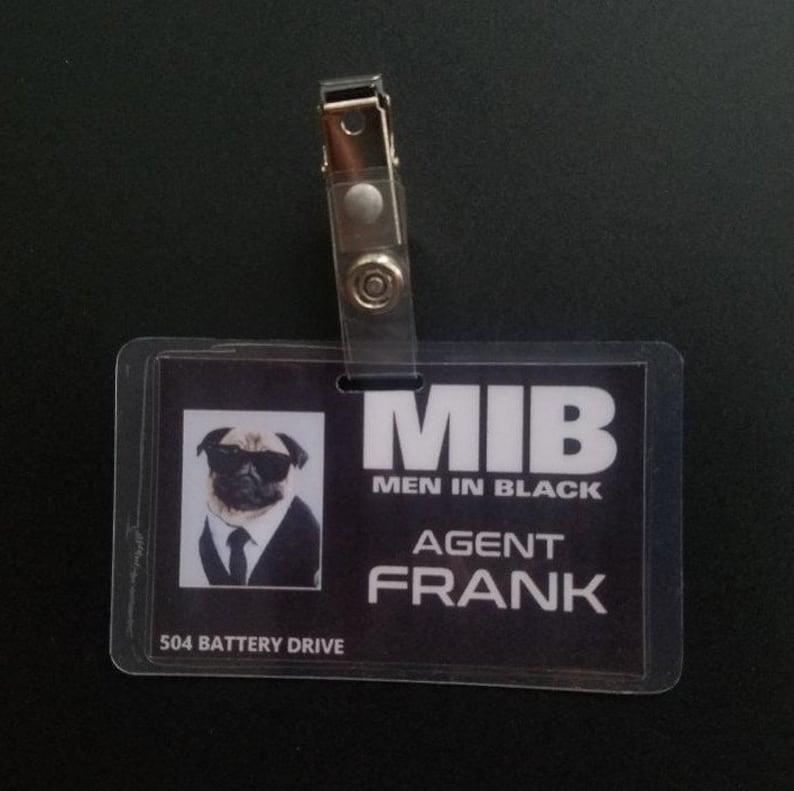 Men In Black Id Template