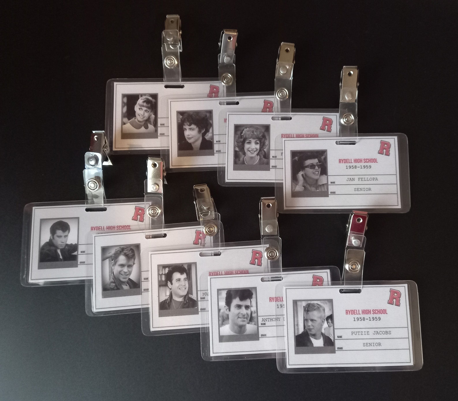 Rydell High School Student ID Badges Inspired by Grease - Etsy