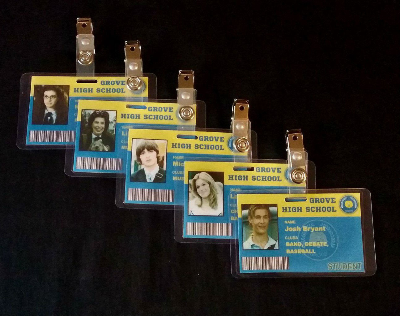 Grove High School ID Cards Inspired by the Princess Diaries - Etsy