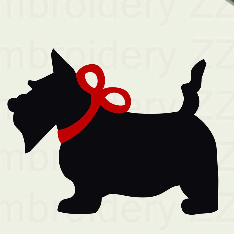 Scottie Dog Silhouette - Etsy