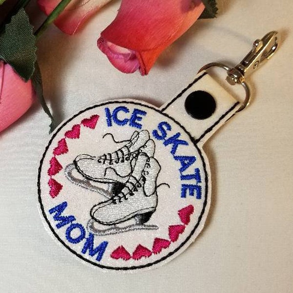 Ice Skater Key Chain - Etsy UK