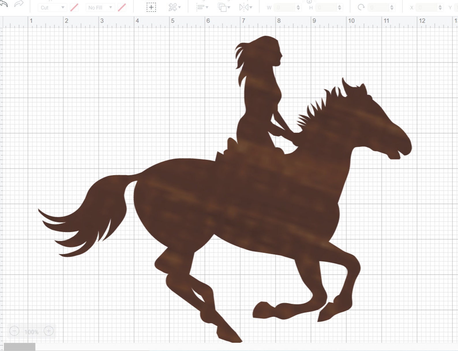 Horse and Rider Svg Cut File Design. Equestrian Clipart Horse - Etsy Canada