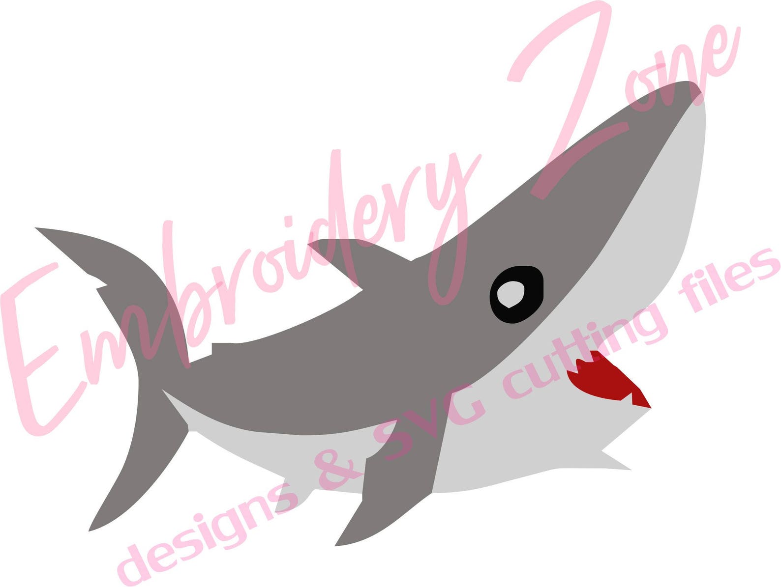 Friendly Shark SVG Cut File for Vinyl Cutting Machines & - Etsy
