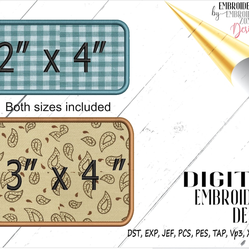 2 Embroidery Names - Etsy