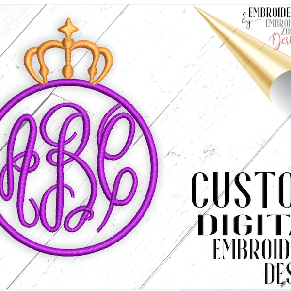 Monogram Crown - Etsy