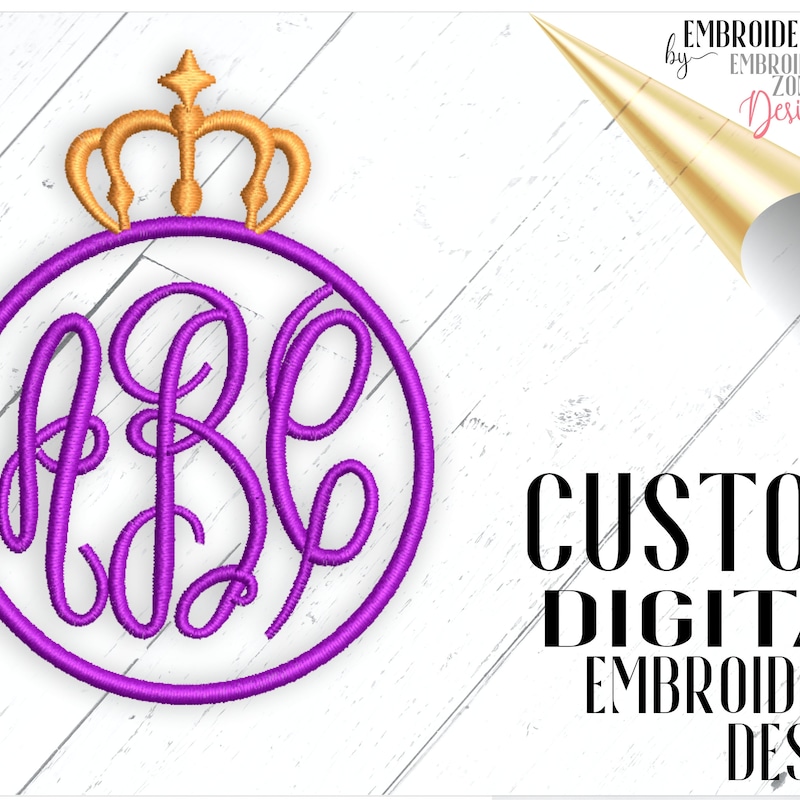 Monogram Crown - Etsy