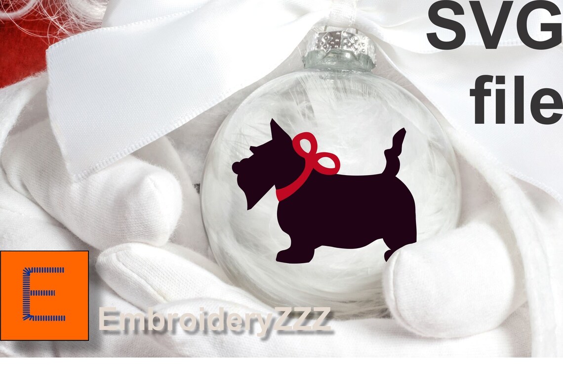 Scottie dog svg cut file for cricut silhouette and htv vinyl | Etsy