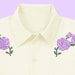 Roses Machine Embroidery Design for Western Shirt. Back and Shoulder ...