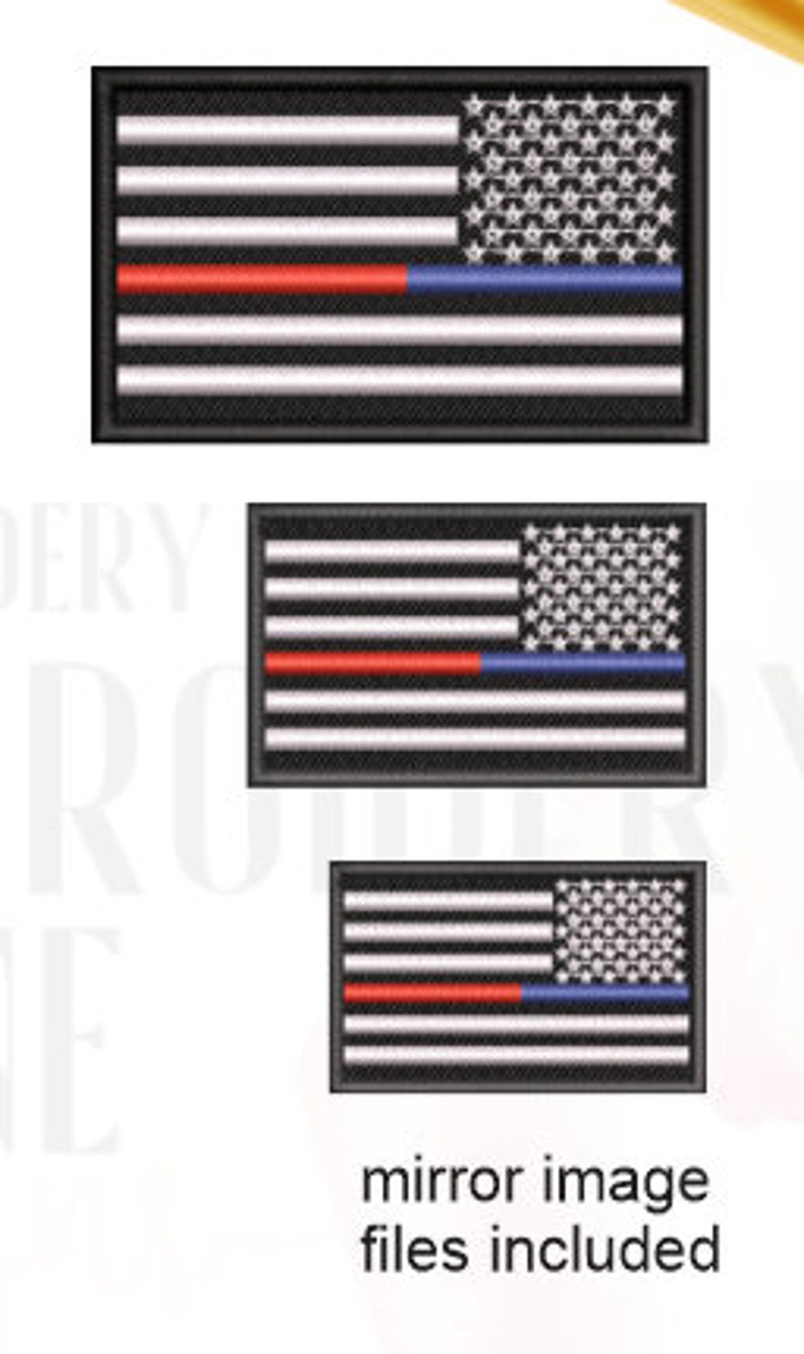 Half Blue Line Half Red Line Flag Design, Blue Lives Matter Pattern ...