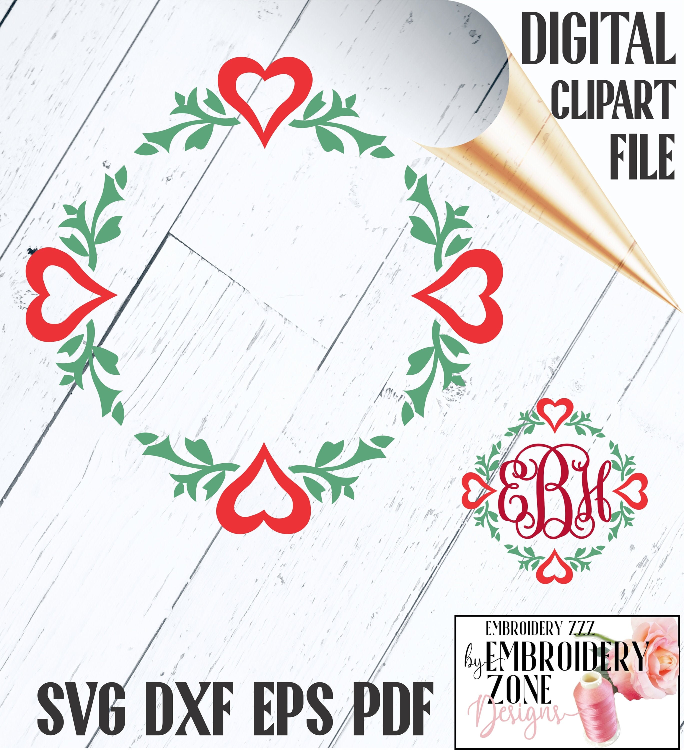 Monogram Border Design