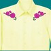 Roses Machine Embroidery Design for Western Shirt. Back and Shoulder ...