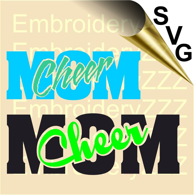 Cheer Mom Svg Vector Clipart Cut File Htv Cutting Printable - Etsy