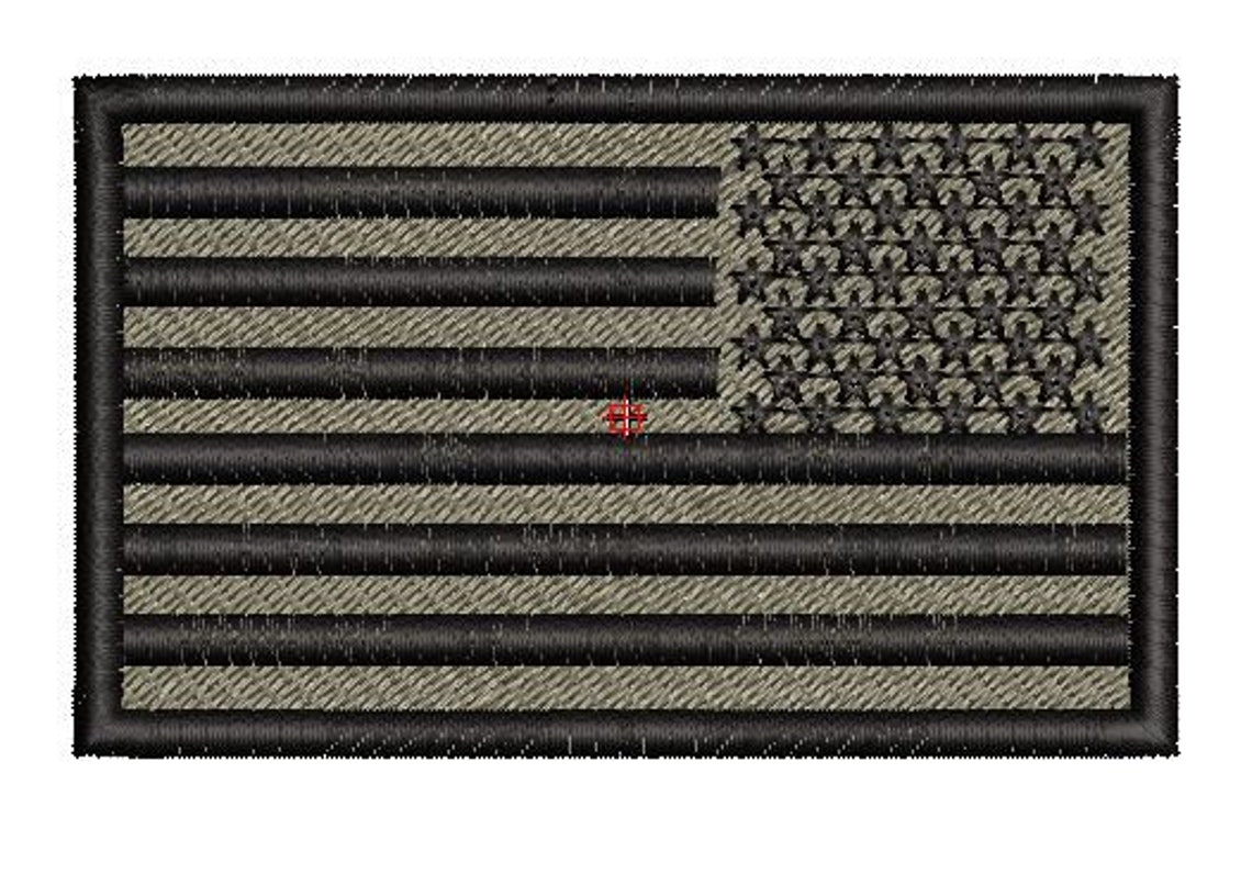 Easy to Sew USA Military Flag Design for Machine Embroidery - Etsy