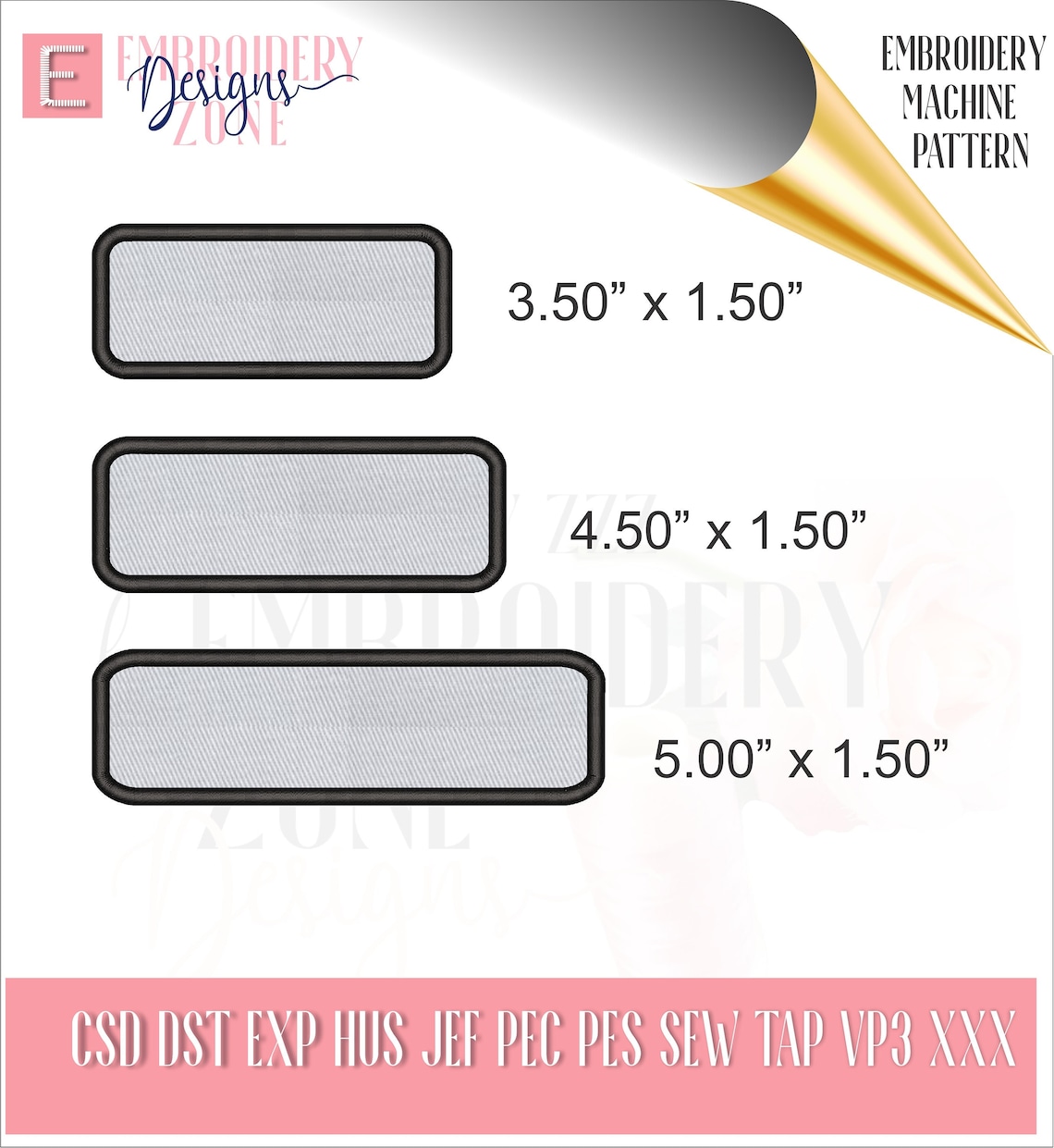 Blank Patches Design to Embroider DIY. Applique Machine - Etsy