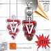 Veterinary Medicine Logo Embroidery Machine File. DVM Snap Tab Pattern ...
