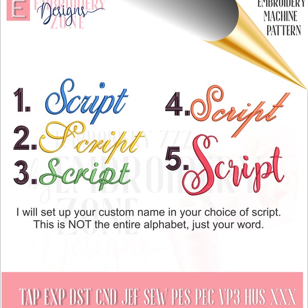 Machine Embroidery Monogram Fonts - Etsy