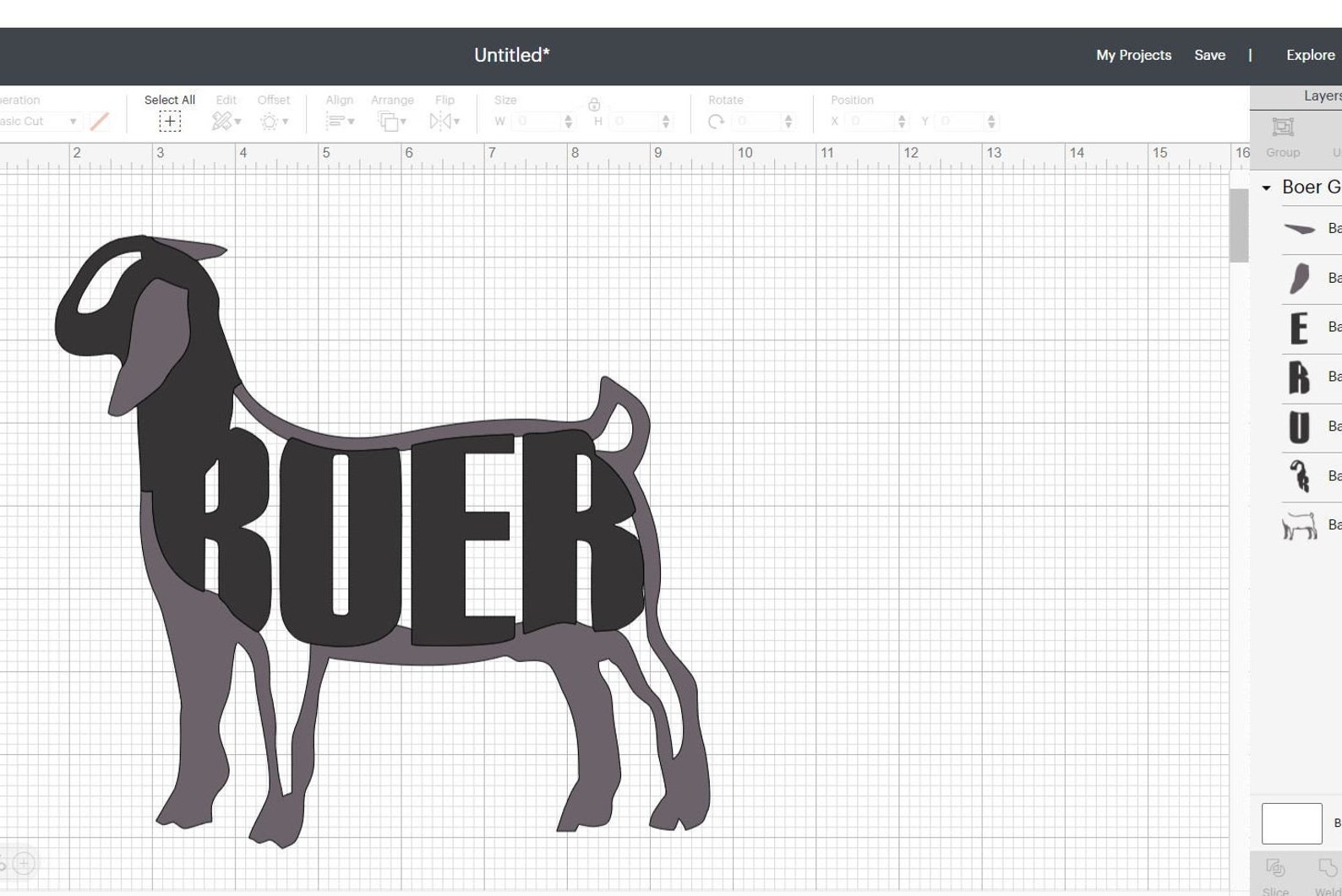 Goat Breeds Svg Cut File for Vinyl Cutting Machines and Print. - Etsy