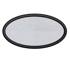 Blank Patches Design Set to Embroider on Twill Fabric. Oval Applique ...