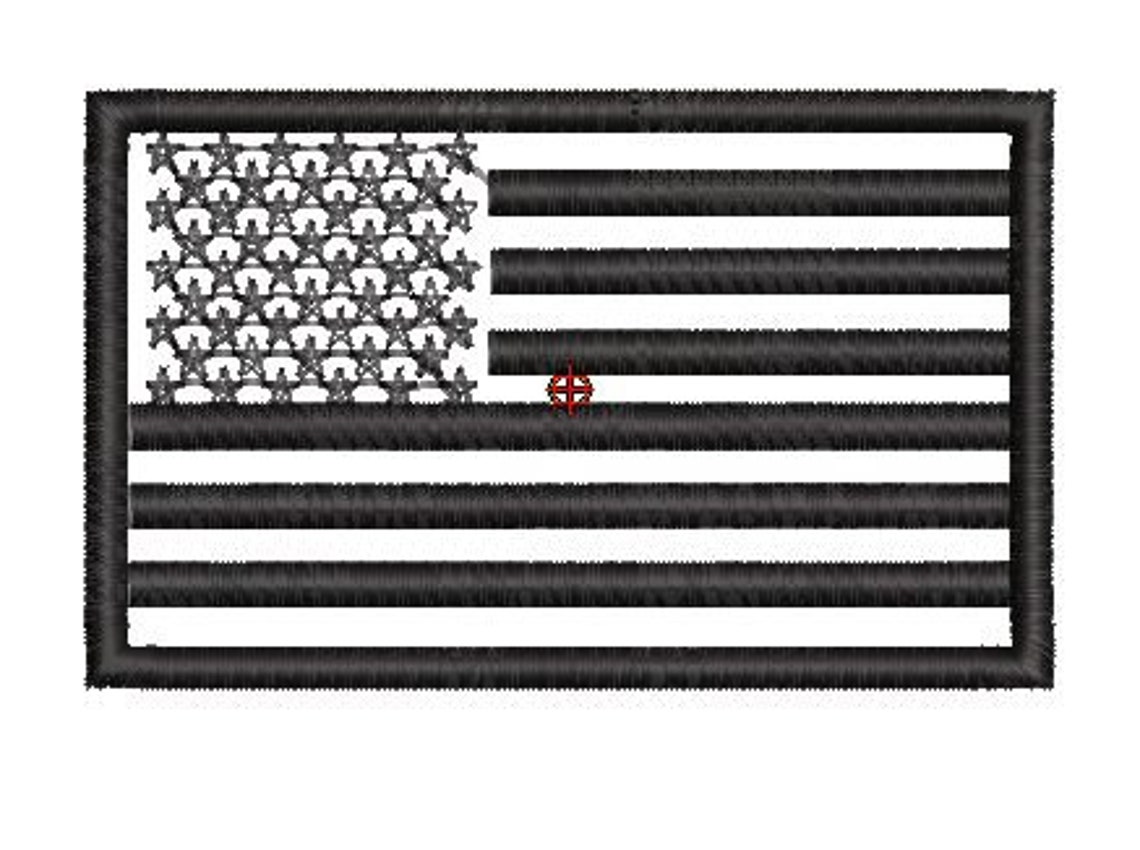 Easy to Sew USA Military Flag Design for Machine Embroidery - Etsy