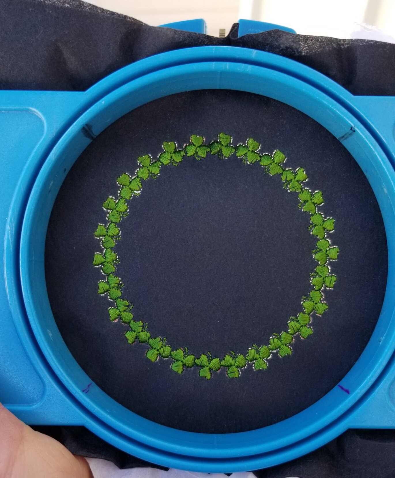 Shamrock Monogram Embroidery Frame Set. Two Sizes Included - Etsy