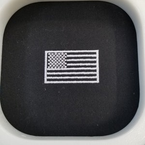 Easy to Sew One Inch X 1.6 Inch US Flag Design for Machine Embroidery ...