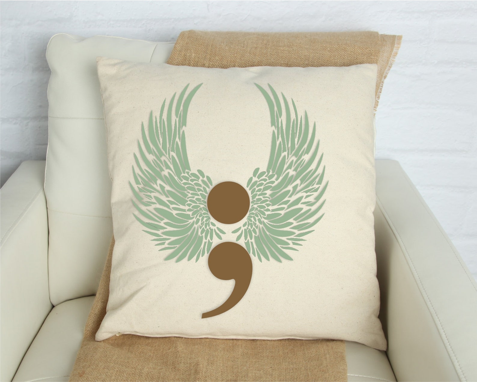Suicide Prevention Design. Semicolon Print, Mental Health Awareness ...