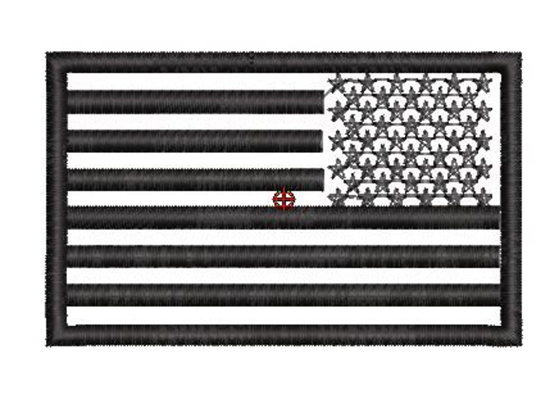Easy to Sew USA Military Flag Design for Machine Embroidery - Etsy