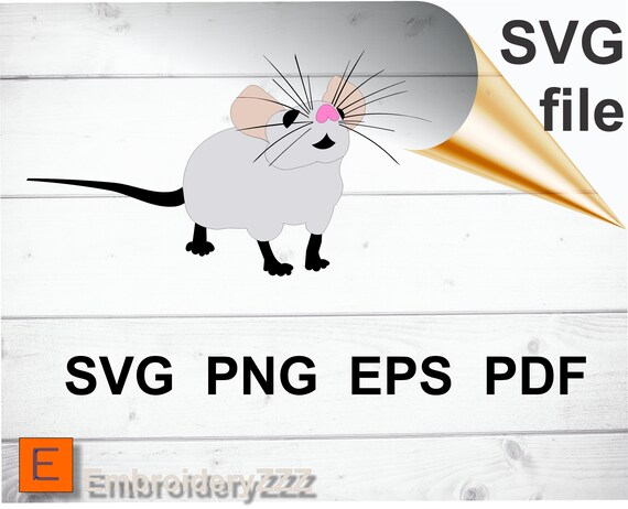 Mouse Svg Clip Art File for Vinyl Cutting Machines and Print. - Etsy