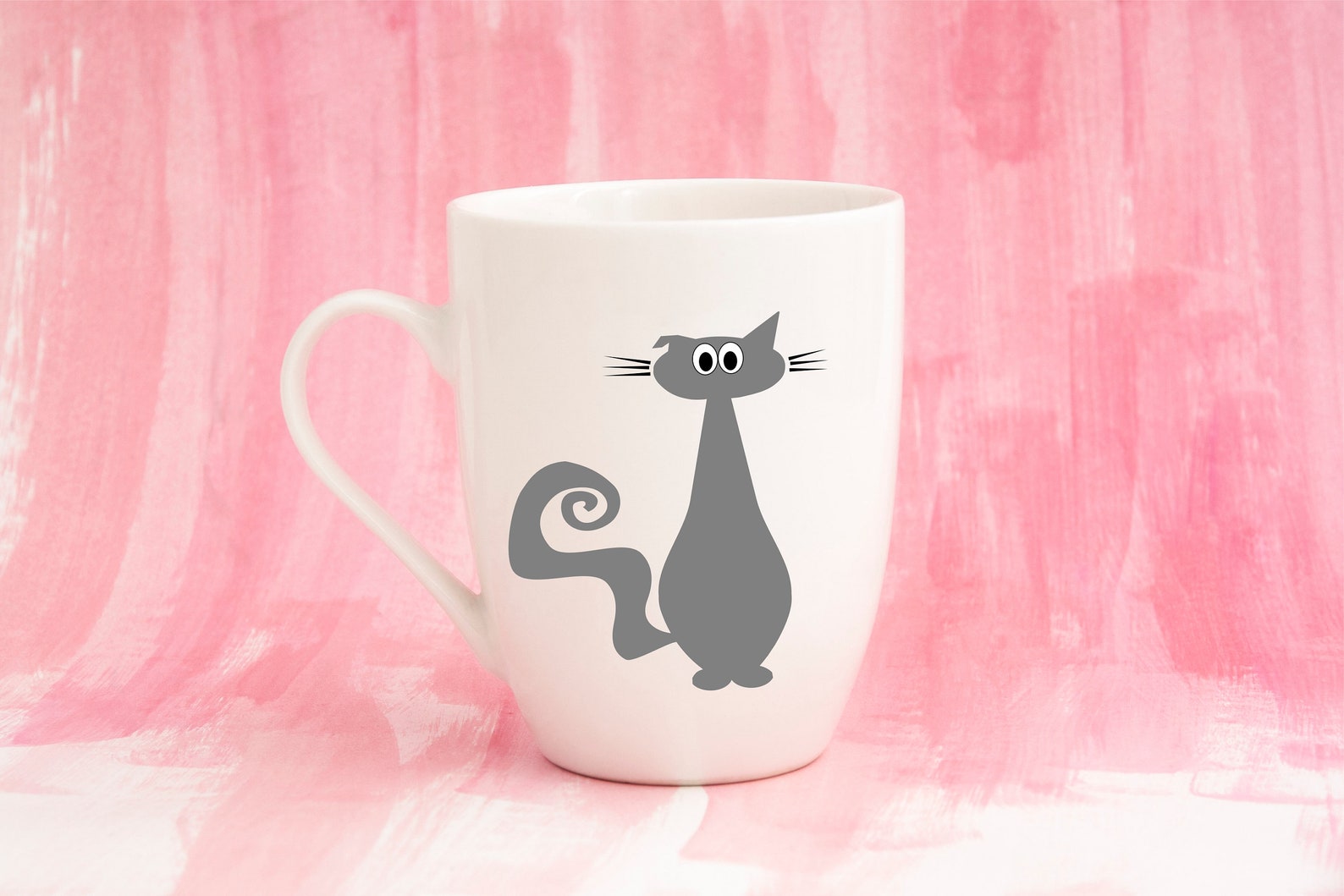 Cat Svg Cut File for Vinyl Cutting Machines and Print. Floppy Ear Cat ...