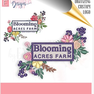 Custom Embroidery Digitizing or SVG Convert Bitmap to Vector Cut File ...