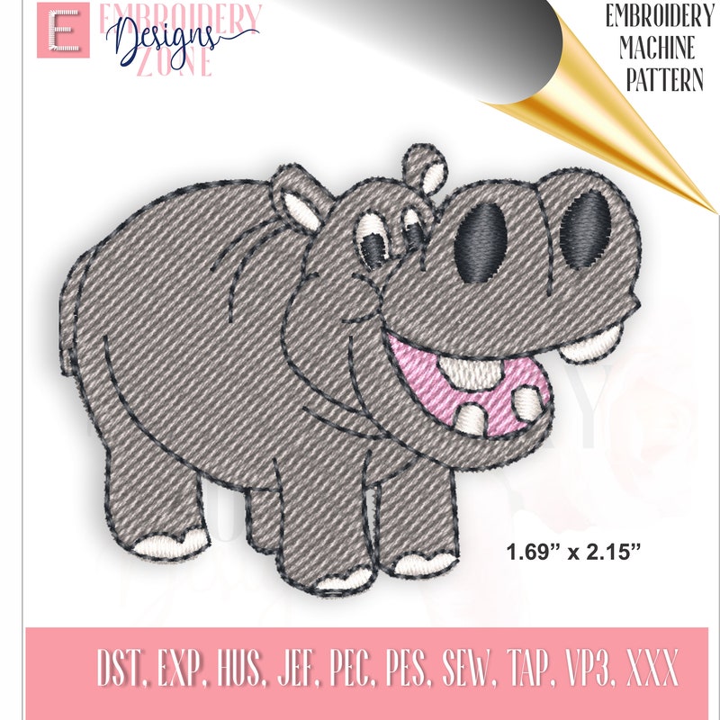 Hippo Pattern - Etsy