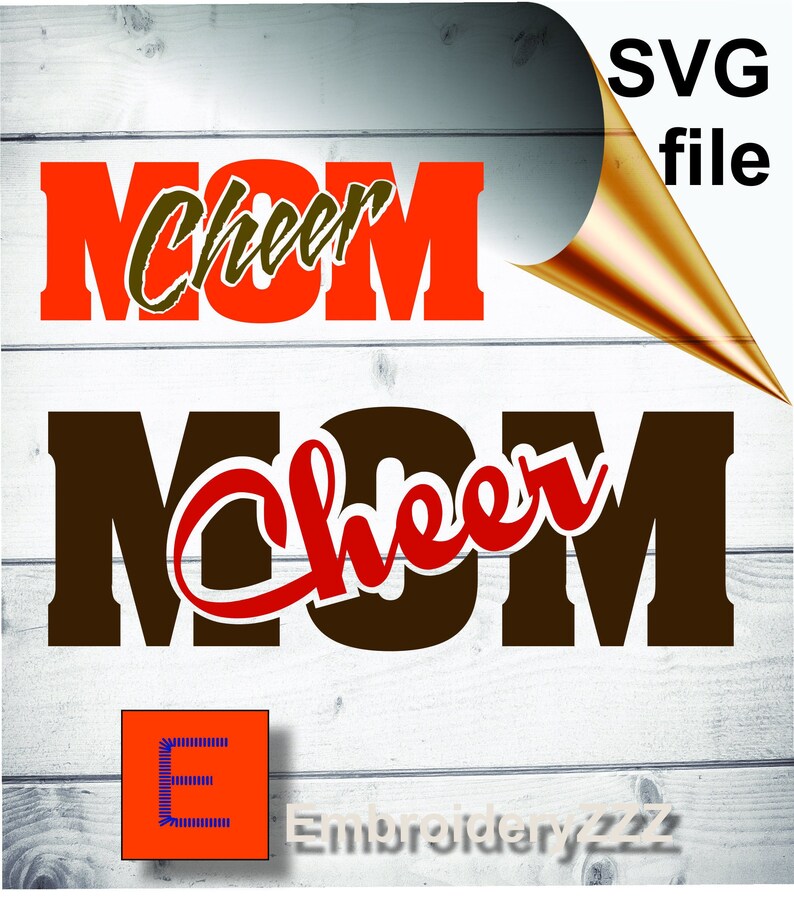 Cheer Mom Svg Vector Clipart Cut File Htv Cutting Printable - Etsy