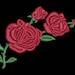 Roses Machine Embroidery Design for Western Shirt. Back and Shoulder ...