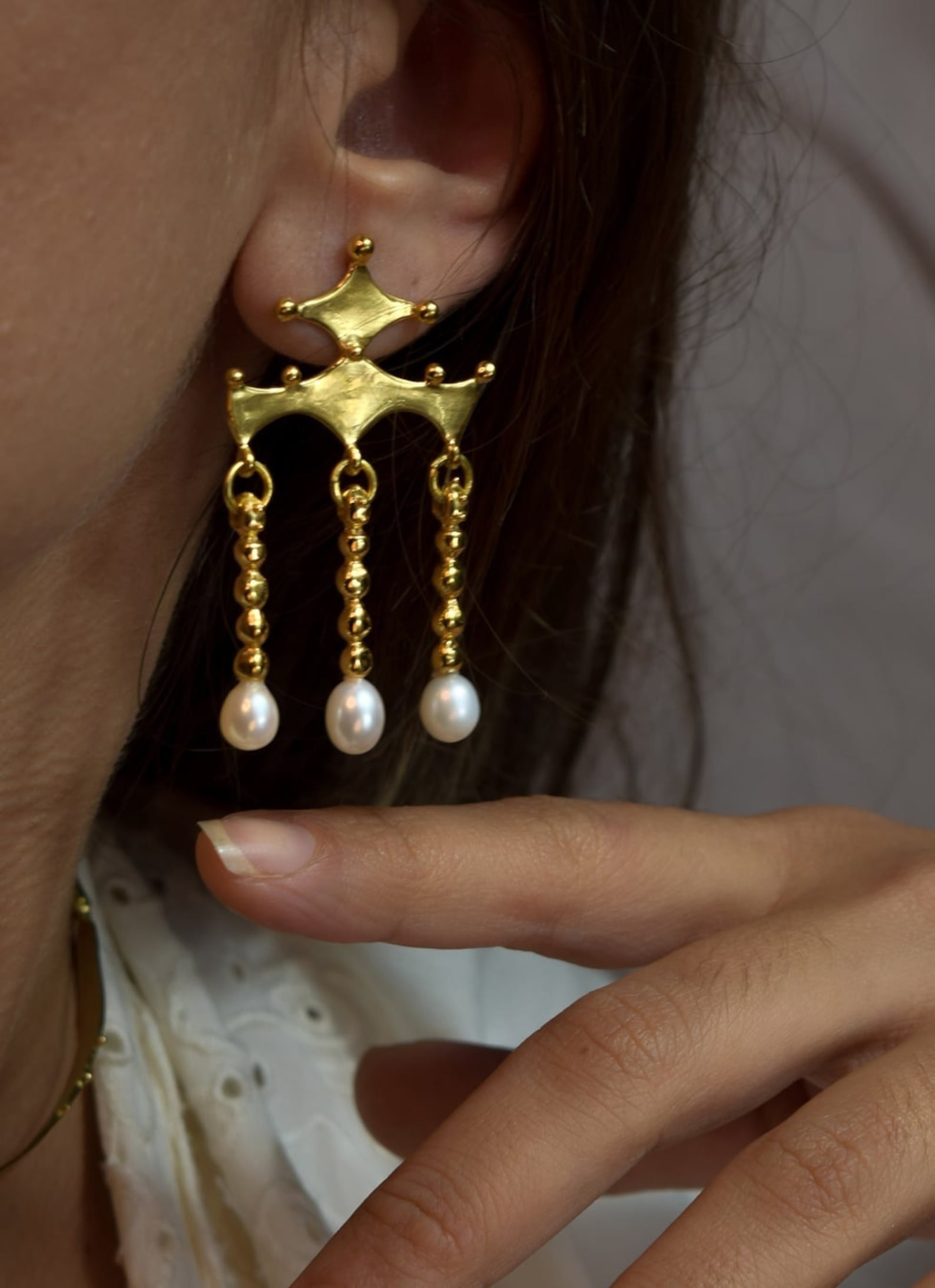 Roman Earrings Crotalia, Roman Earrings, Roman Inspired Earrings ...