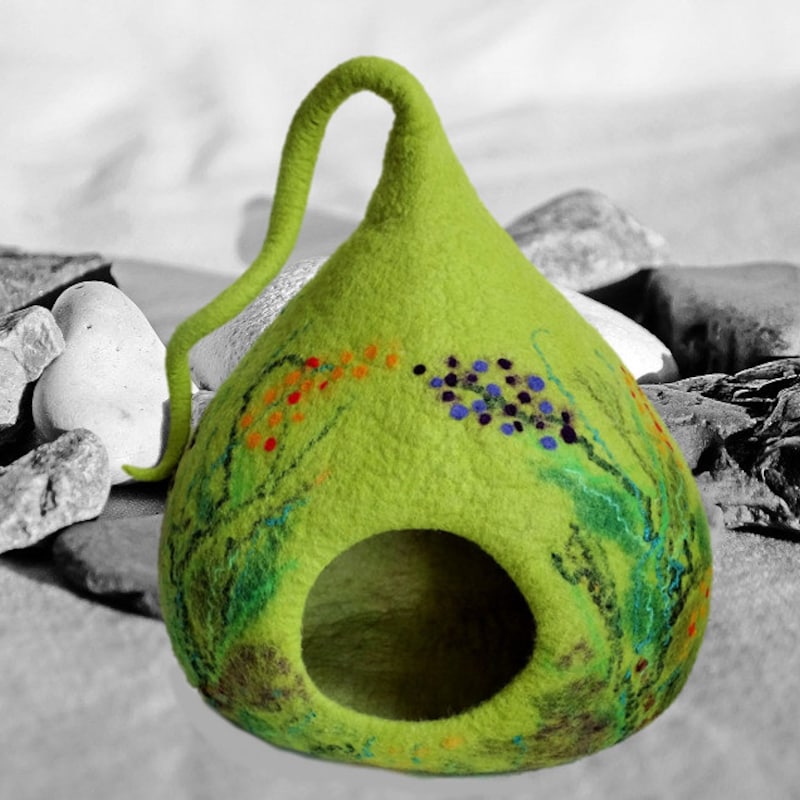 Wool Cat Cave - Etsy