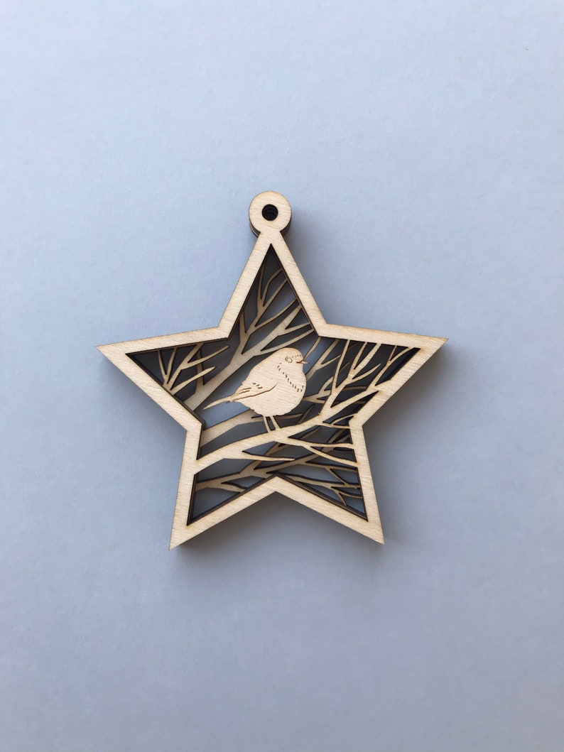 Robin Bird Ornaments Small Robin Robin Decor Bird Art Christmas Svg ...