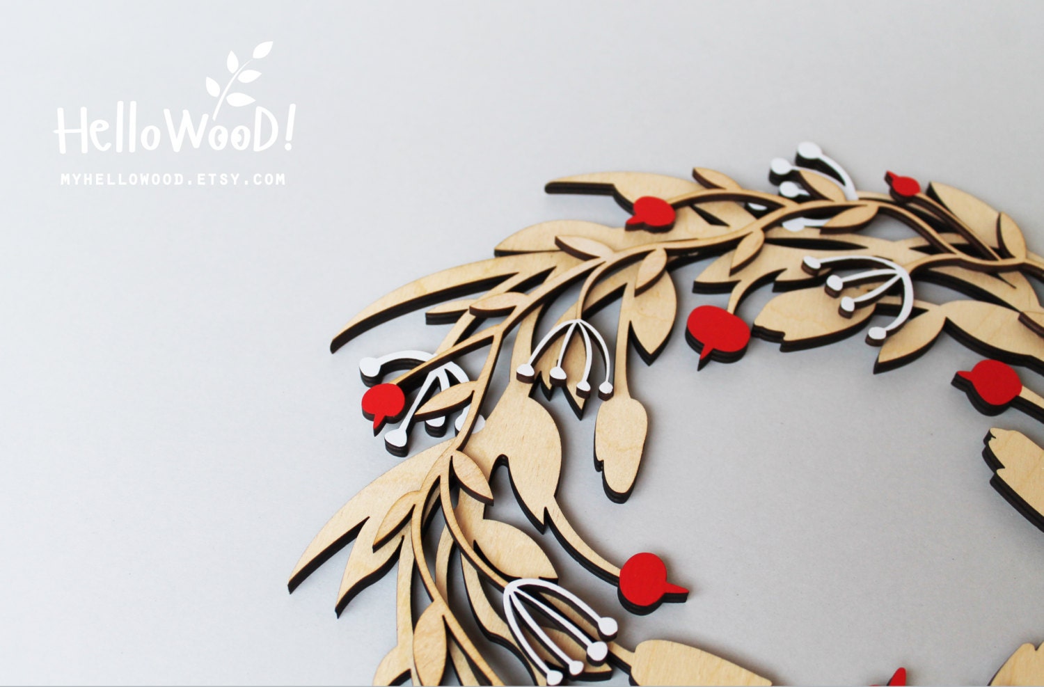 Christmas Wreath Svg Wreath Svg Berry Wreath Christmas Svg - Etsy UK