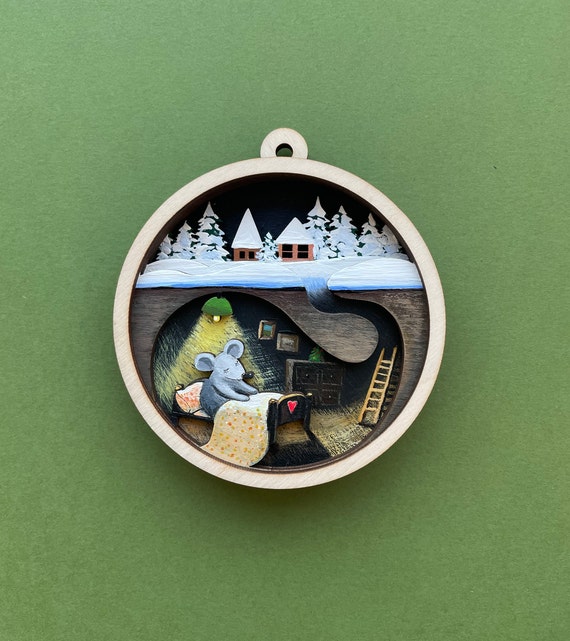 Christmas Winter Ornament Laser Cut Cnc Files Christmas Tree - Etsy