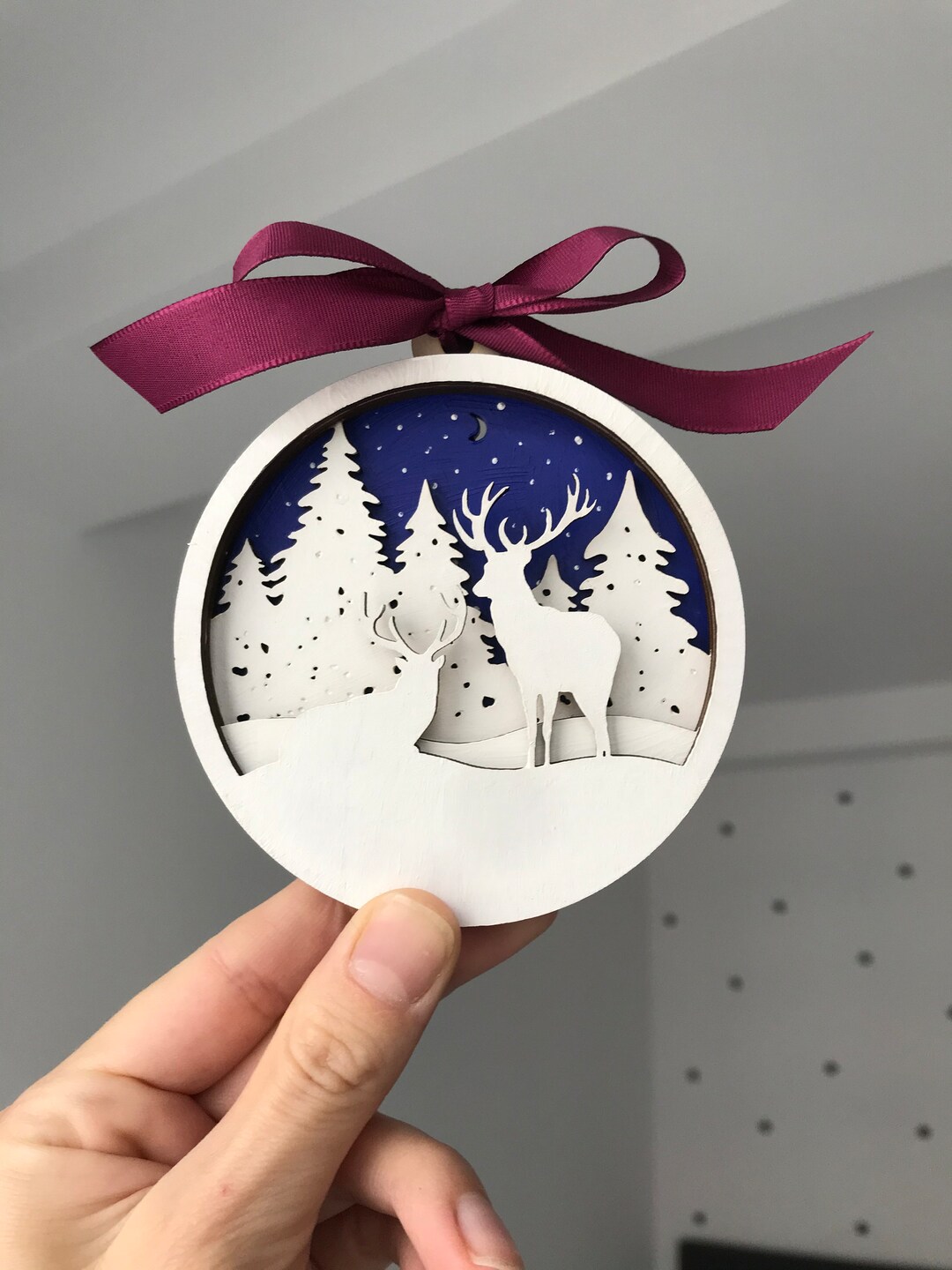 Christmas Ornament Laser Cut, Cnc Files, Christmas Home Decoration ...