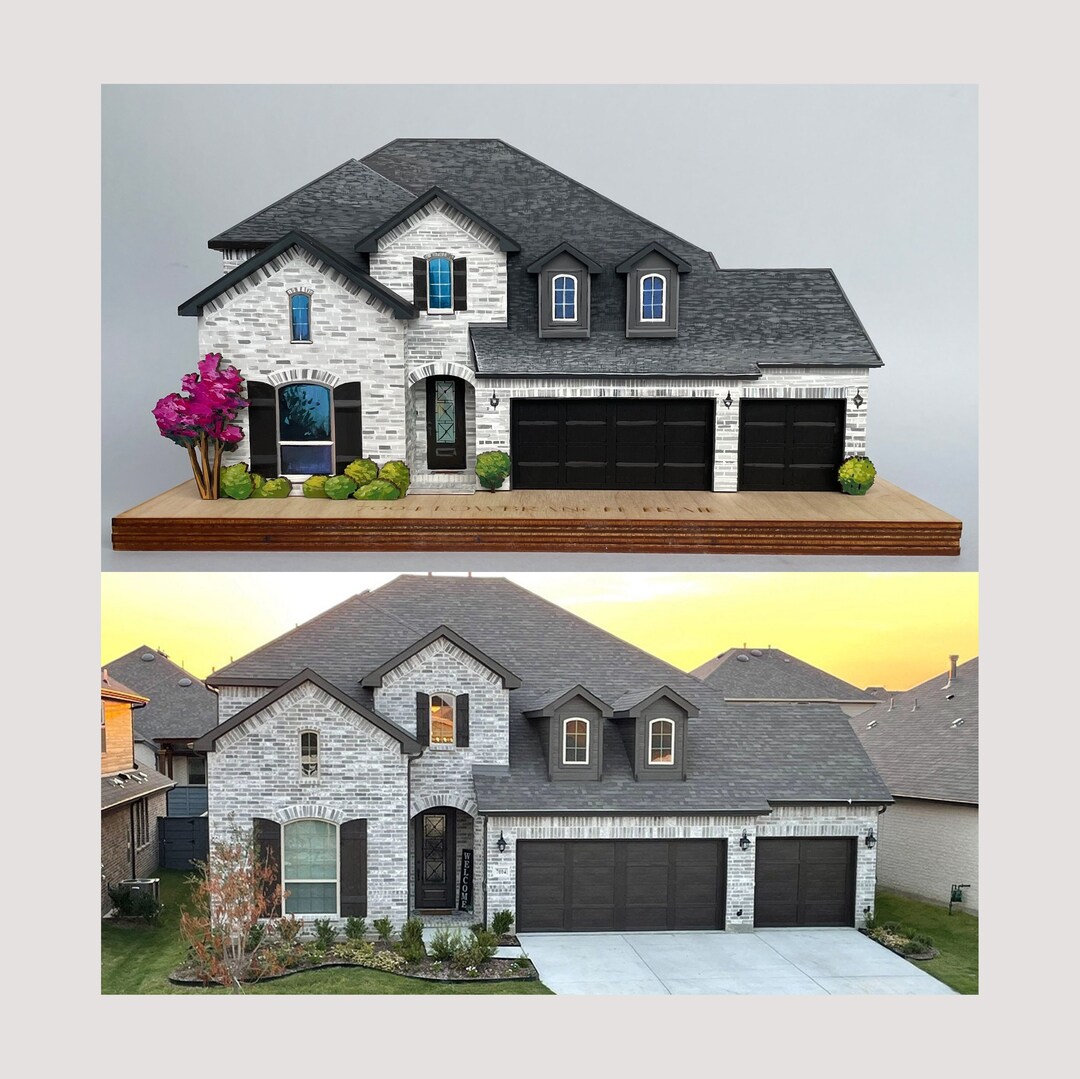 Custom House Portrait New Home Gift House Portrait Housewarming Gift ...