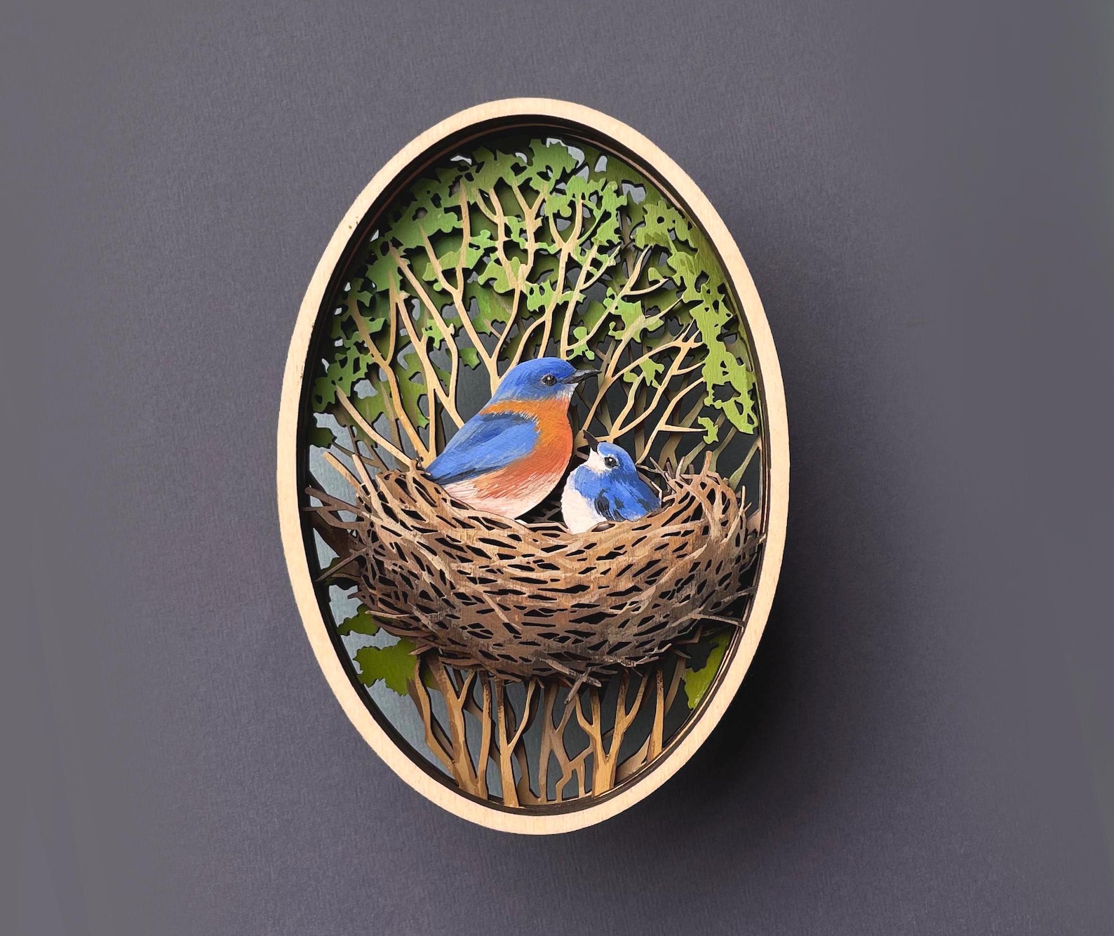 Birds Svg Bird Art Bird Nest Eastern Bluebird Laser Cut Files Bird ...