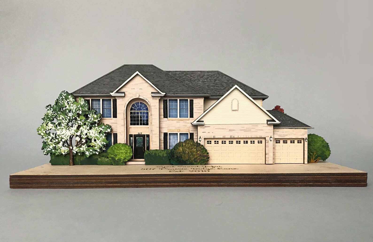 New Home Gift Custom House Portrait House Portrait Custom - Etsy