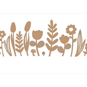 Spring Flowers Laser Cut Files, Grass Svg, Floral, Tulip Laser Cut ...