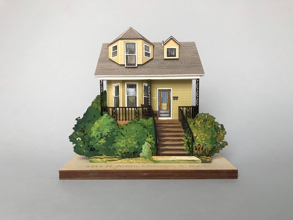 3d Model Custom House Portrait | Etsy