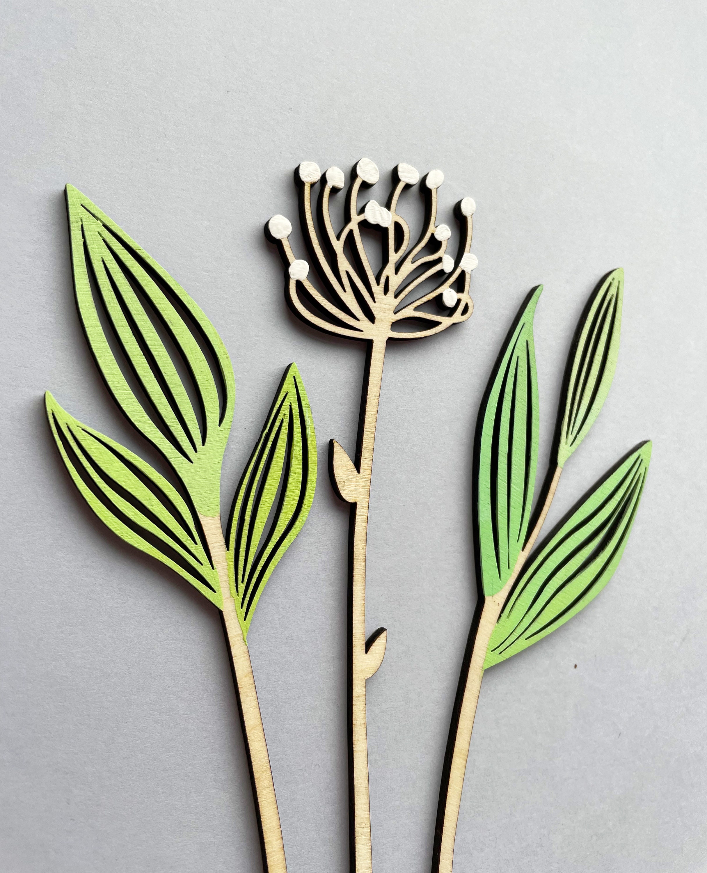 Flowers Svg Laser Cut Files Plant Svg - Etsy