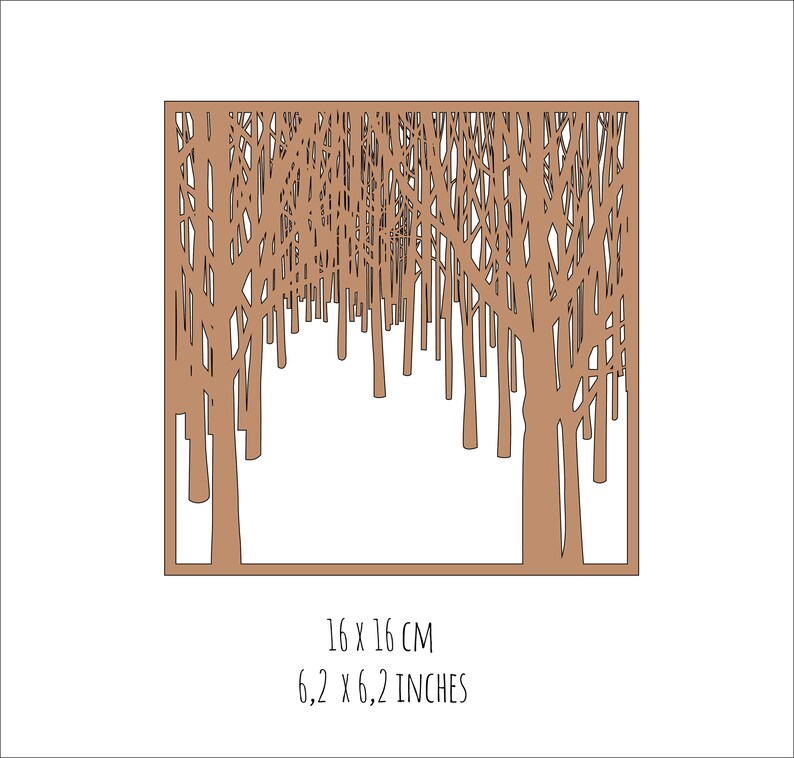 Forest Wood Panel Svg Wood Panel Wall Art Wood Wall Panel - Etsy