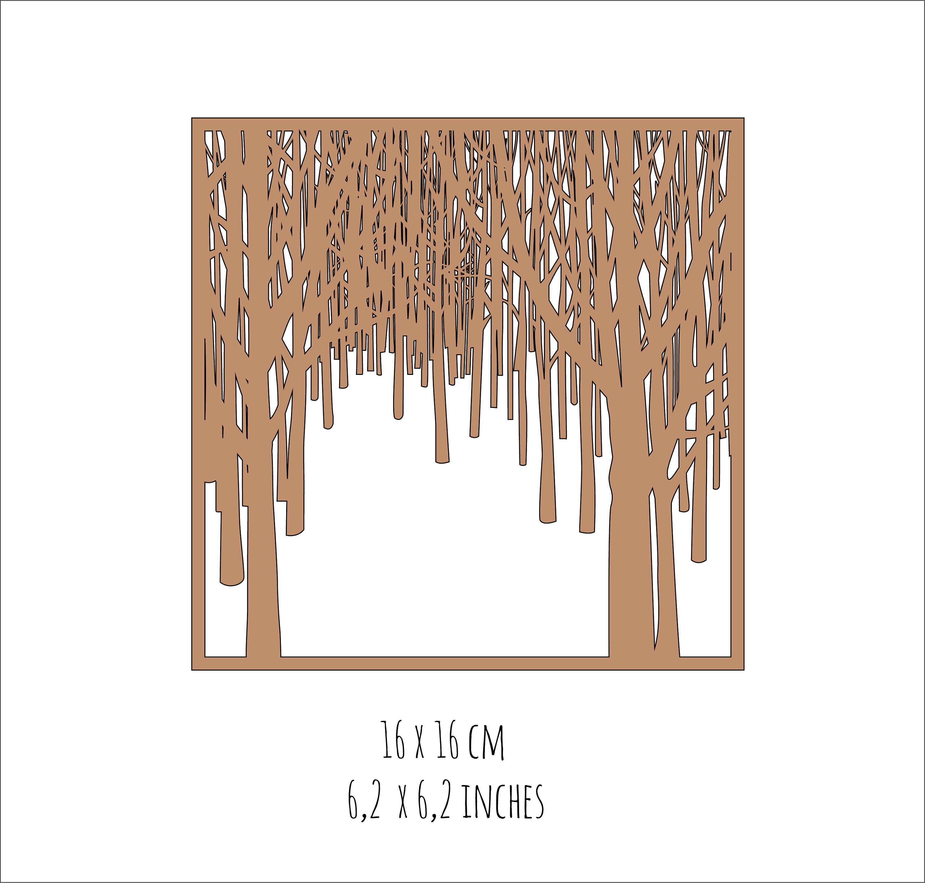 Forest wood panel svg wood panel wall art wood wall panel | Etsy